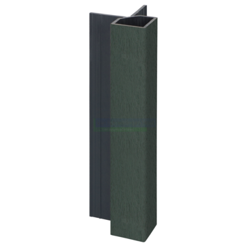 Keralit uitwendig hoekprofiel 32x32mm donkergroen classic nerf 400 cm ...