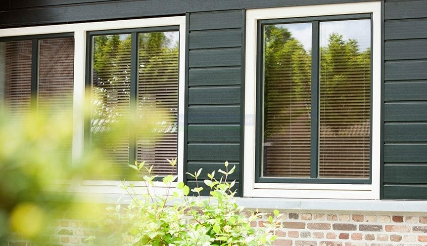 Keralit uitwendig hoekprofiel 32x32mm donkergroen classic nerf 400 cm ...